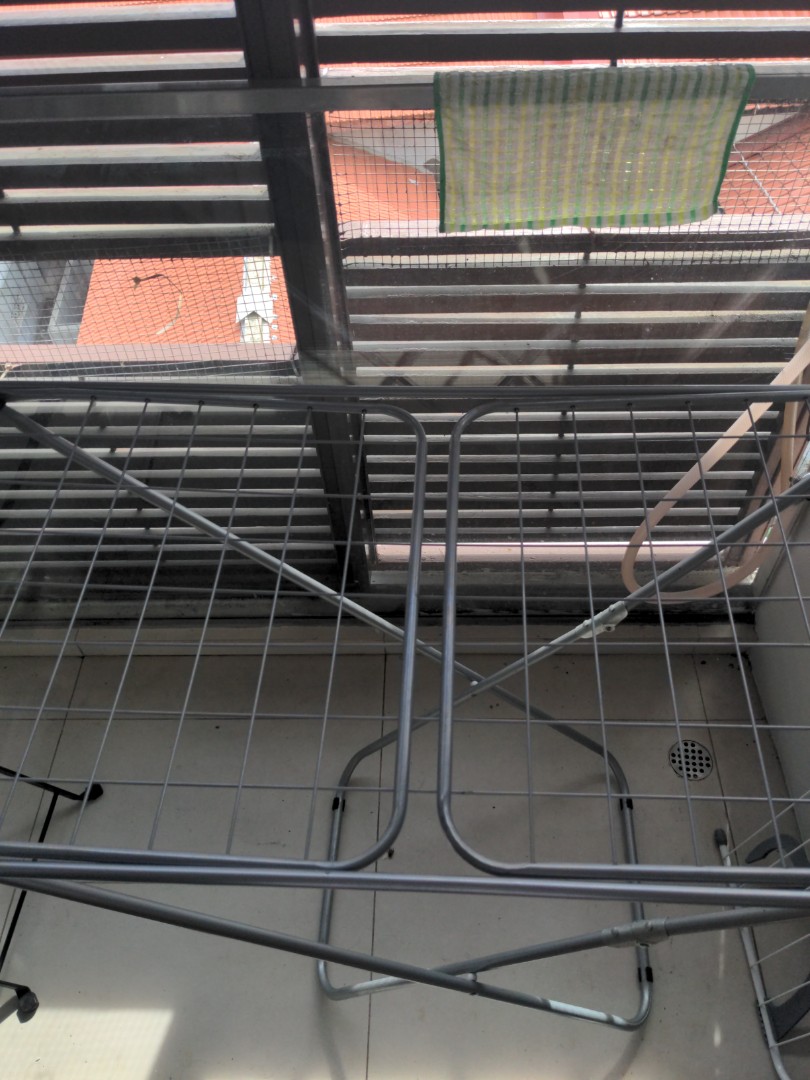 Metal Drying Rack + Wall Drying Rack, Furniture & Home Living, Home ...