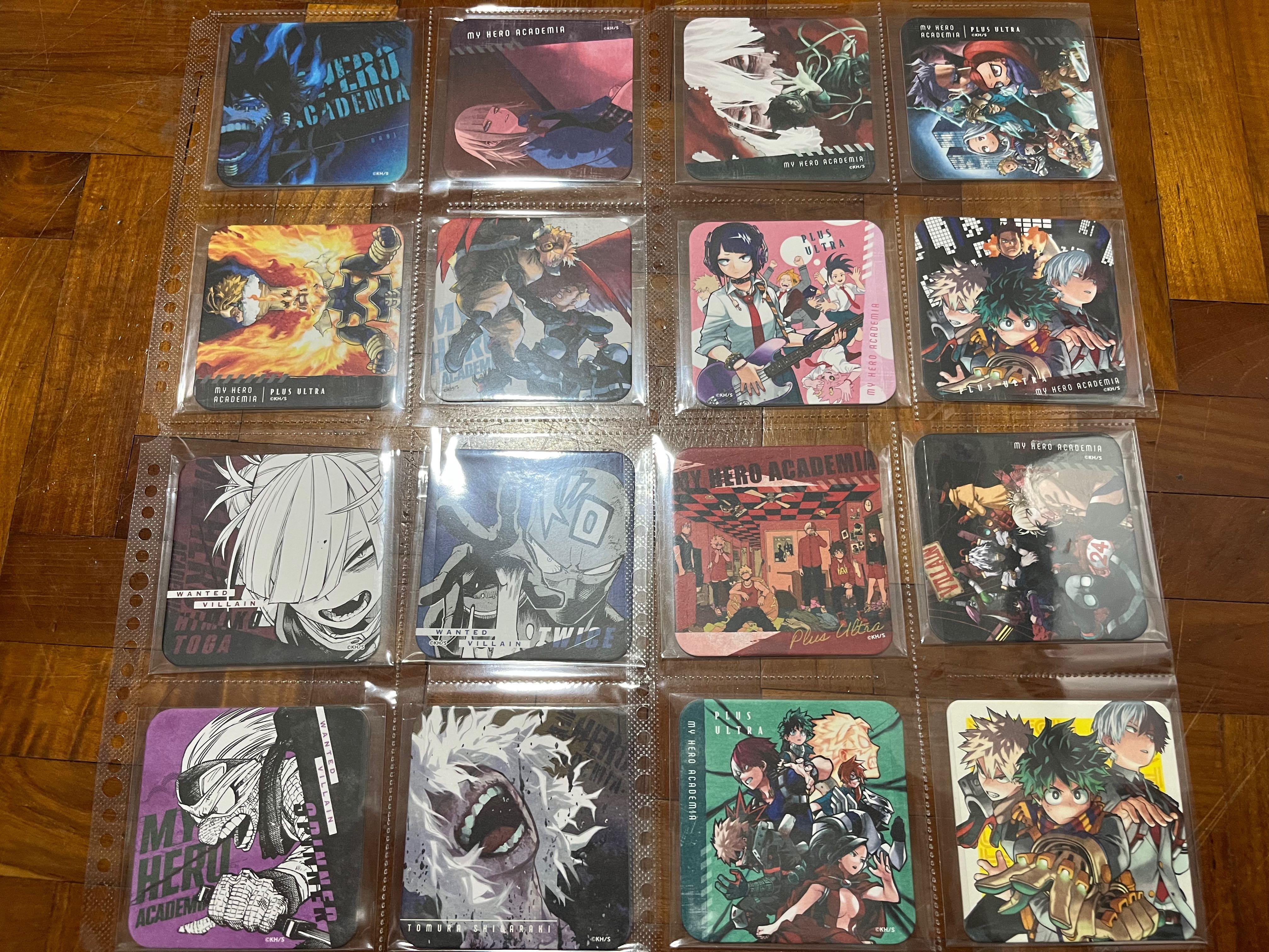 MHA BNHA my hero academia Haikyuu d gray man DGM paper coaster, Hobbies ...