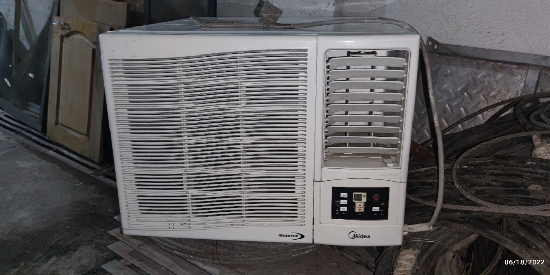 Midea Window type Aircondtion Inverter, Furniture & Home Living ...