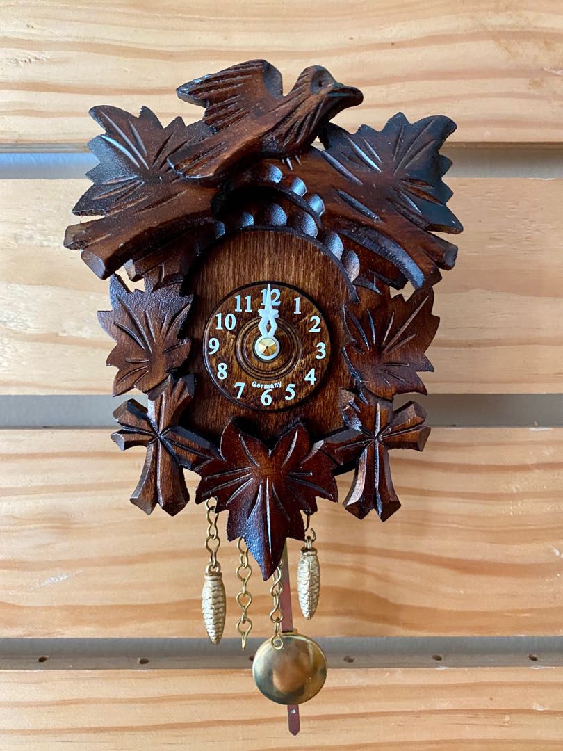 Miniature cuckoo clock, Furniture & Home Living, Home Decor, Clocks on ...