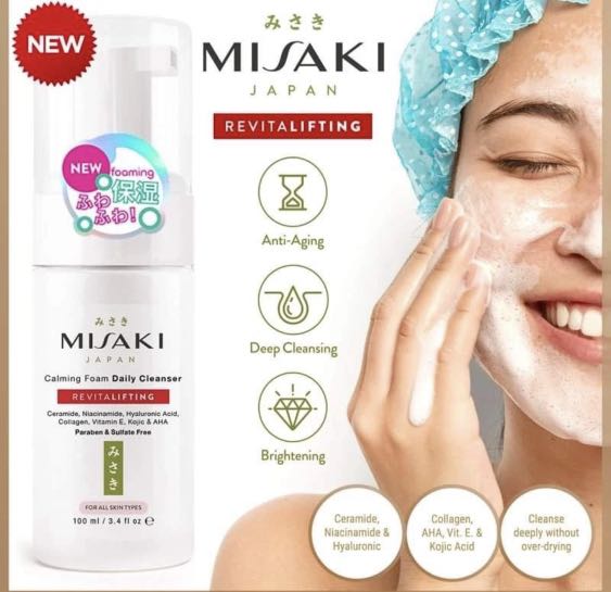 Misaki Japanese Revitalifting Cleanser, Beauty & Personal Care, Face ...