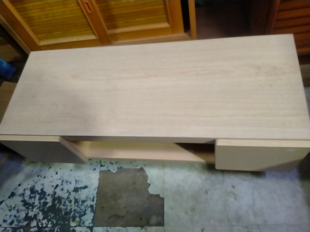 Muji Style Tv Rack with two side drawers, Furniture & Home Living ...