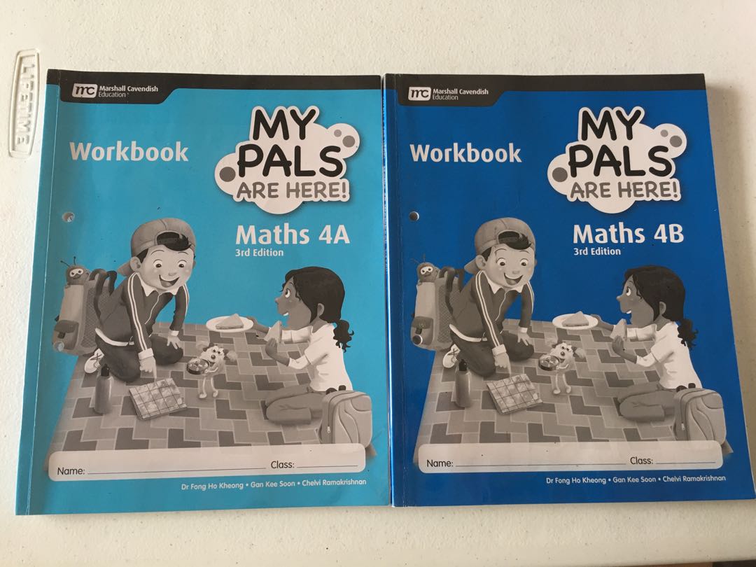 My Pals are Here Math Workbooks Set 4A & 4B - Used, Hobbies & Toys ...