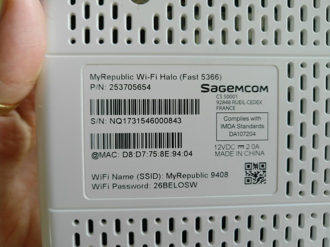 myrepublic router, Computers & Tech, Parts & Accessories, Networking on ...