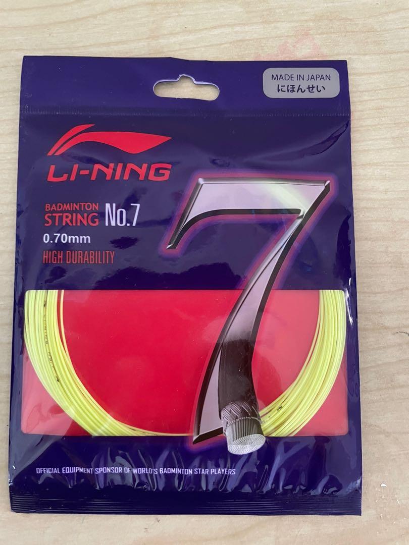 New Li-Ning Badminton string no. 7, Sports Equipment, Sports & Games ...
