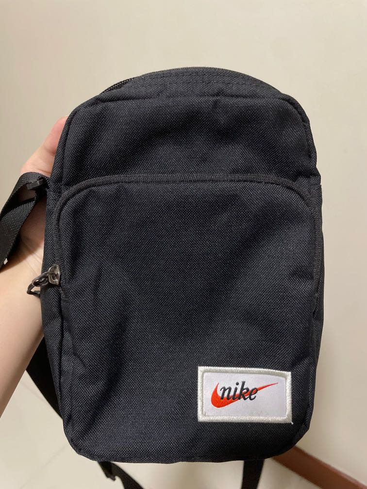 nike orange tick sling bag, Men's Fashion, Bags, Sling Bags on Carousell