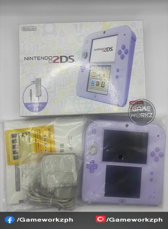 Nintendo 2DS Lavender (Japan Exclusive Variant), Video Gaming, Video ...
