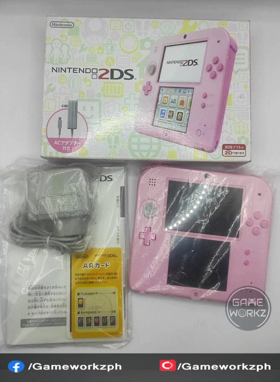 Nintendo 2DS Pink (Japan Exclusive Variant), Video Gaming, Video Game ...