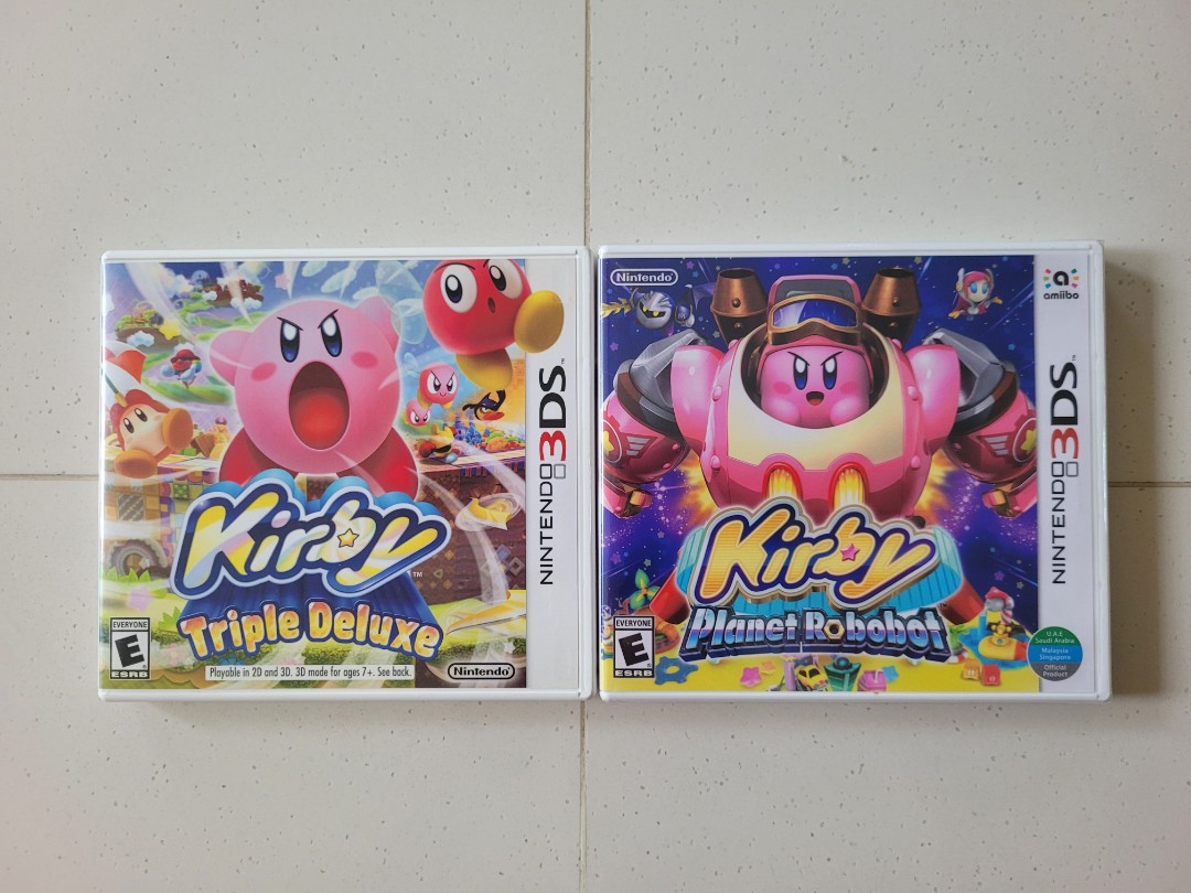 Nintendo 3ds Kirby games ( 2 titles ), Video Gaming, Video Games ...
