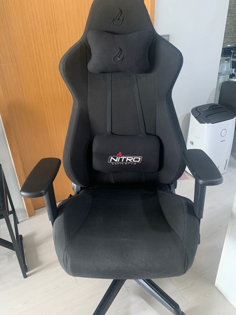 Nitro Concepts Fabric Gaming Chair, Furniture & Home Living, Furniture ...