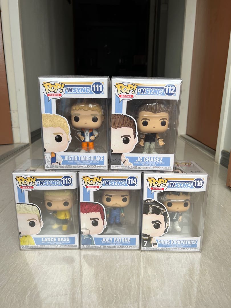 NSYNC Funko Pop, Hobbies & Toys, Toys & Games on Carousell