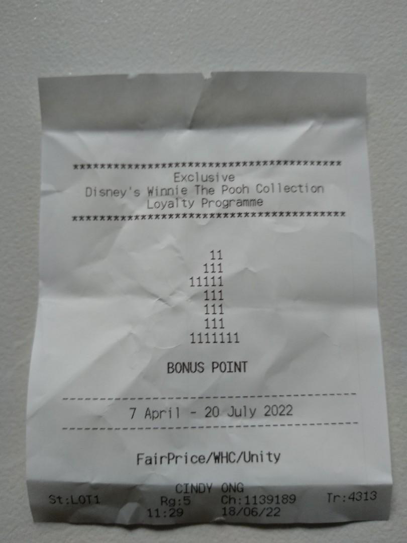 NTUC Loyalty Point, Tickets & Vouchers, Store Credits on Carousell