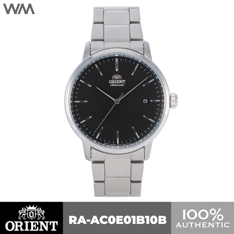 Orient Maestro Black Dial Stainless Steel Classic Automatic Watch RA ...