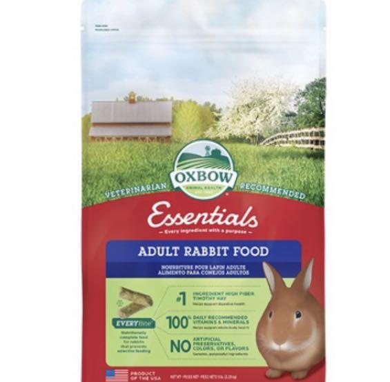 Oxbow adult rabbit pellet 10LBS, Pet Supplies, Pet Food on Carousell