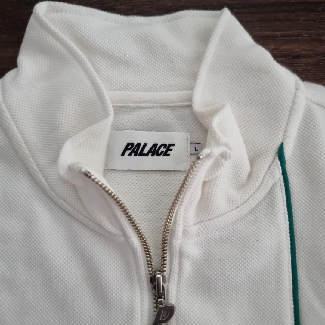 Palace Track Jacket (Cream Color), Men's Fashion, Coats, Jackets and ...