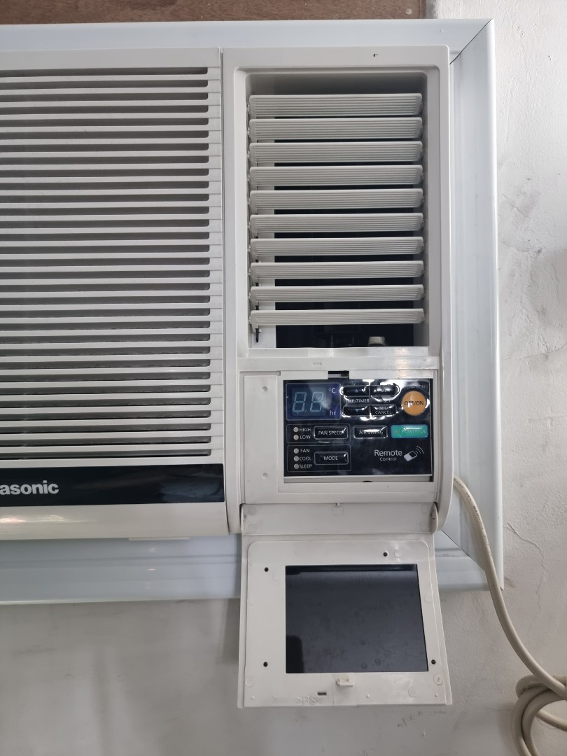 Panasonic non-inverter aircon air-conditioning unit model window type a ...