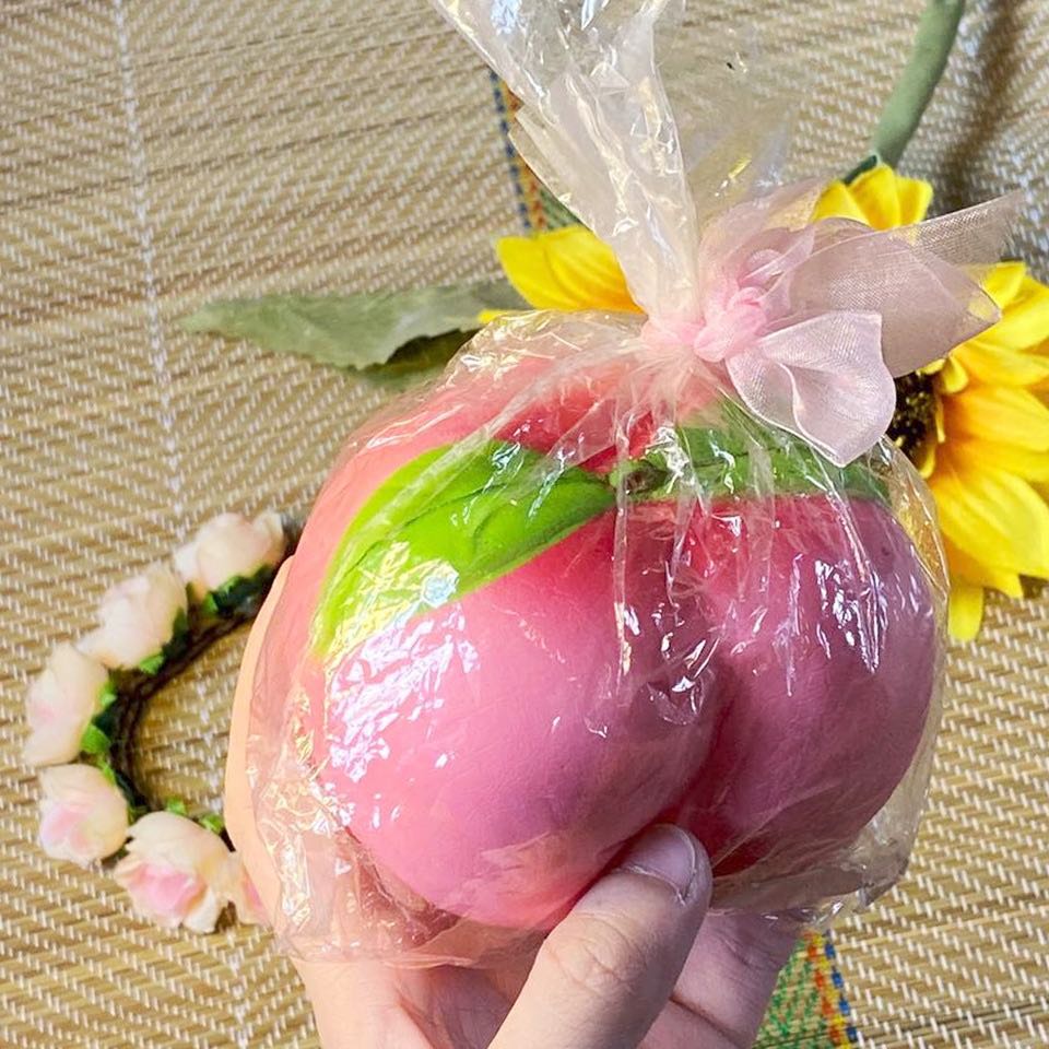 Peach Stress Ball Toy, Hobbies & Toys, Toys & Games on Carousell