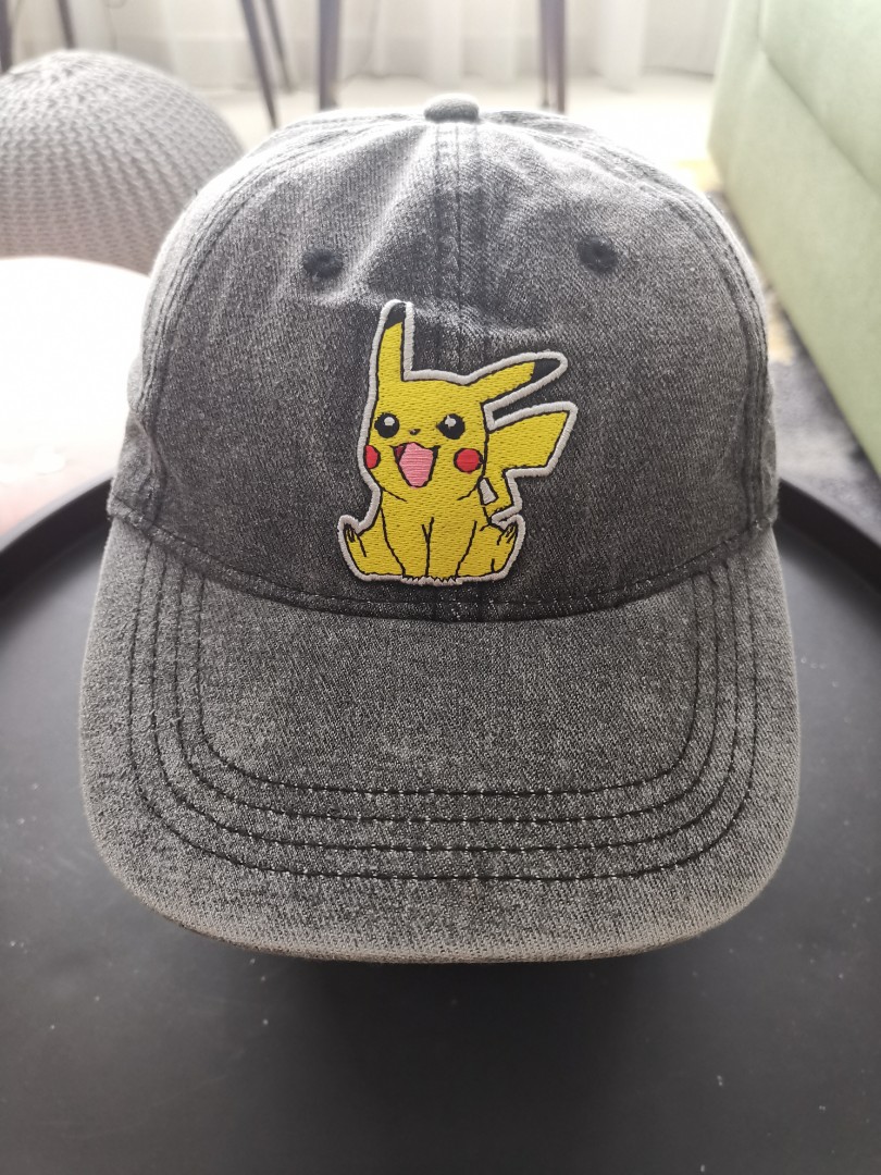 Pokemon Pikachu Denim hats and cap, Men's Fashion, Watches ...