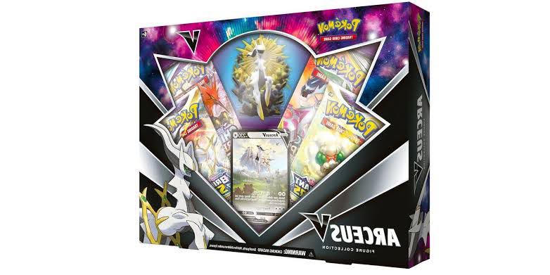 Pokémon TCG Arceus V box, Hobbies & Toys, Toys & Games on Carousell