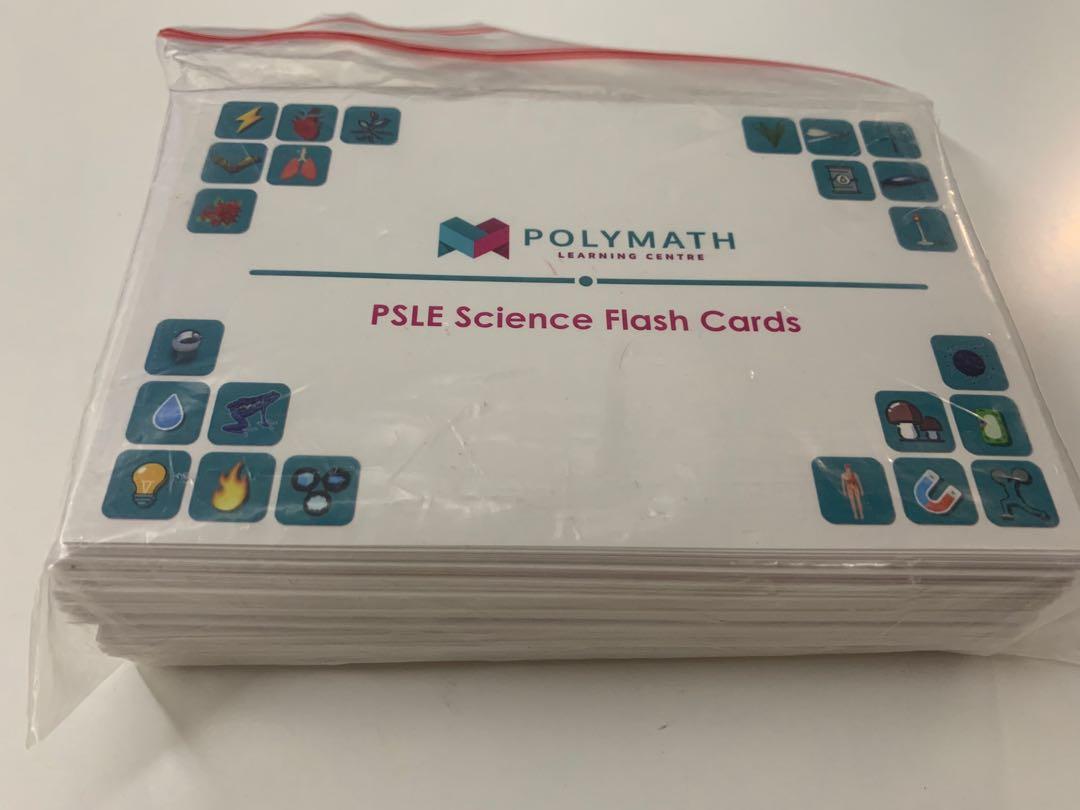 Polymath PSLE Science Flash Cards, Hobbies & Toys, Stationery & Craft ...