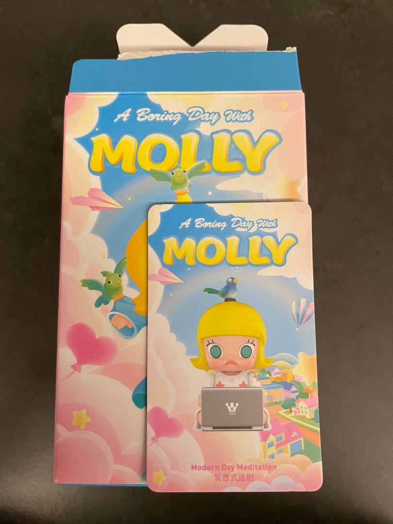 Popmart A Boring Day with Molly, Hobbies & Toys, Toys & Games on Carousell
