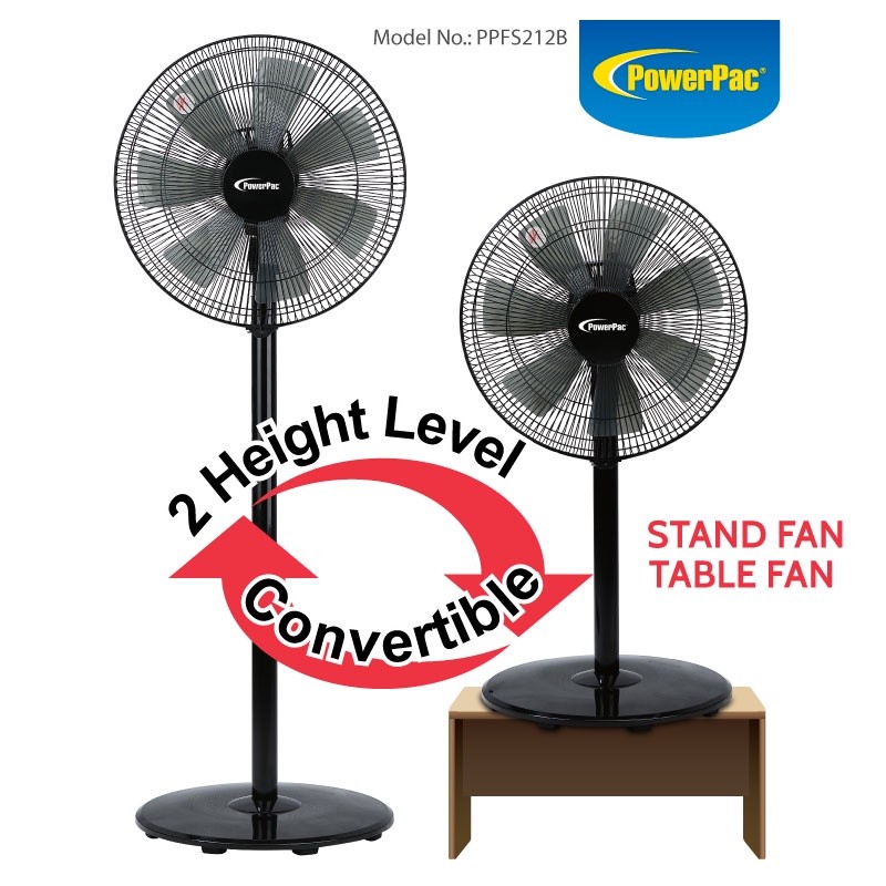 Powerpac Standing Fan, Furniture & Home Living, Lighting & Fans, Fans ...