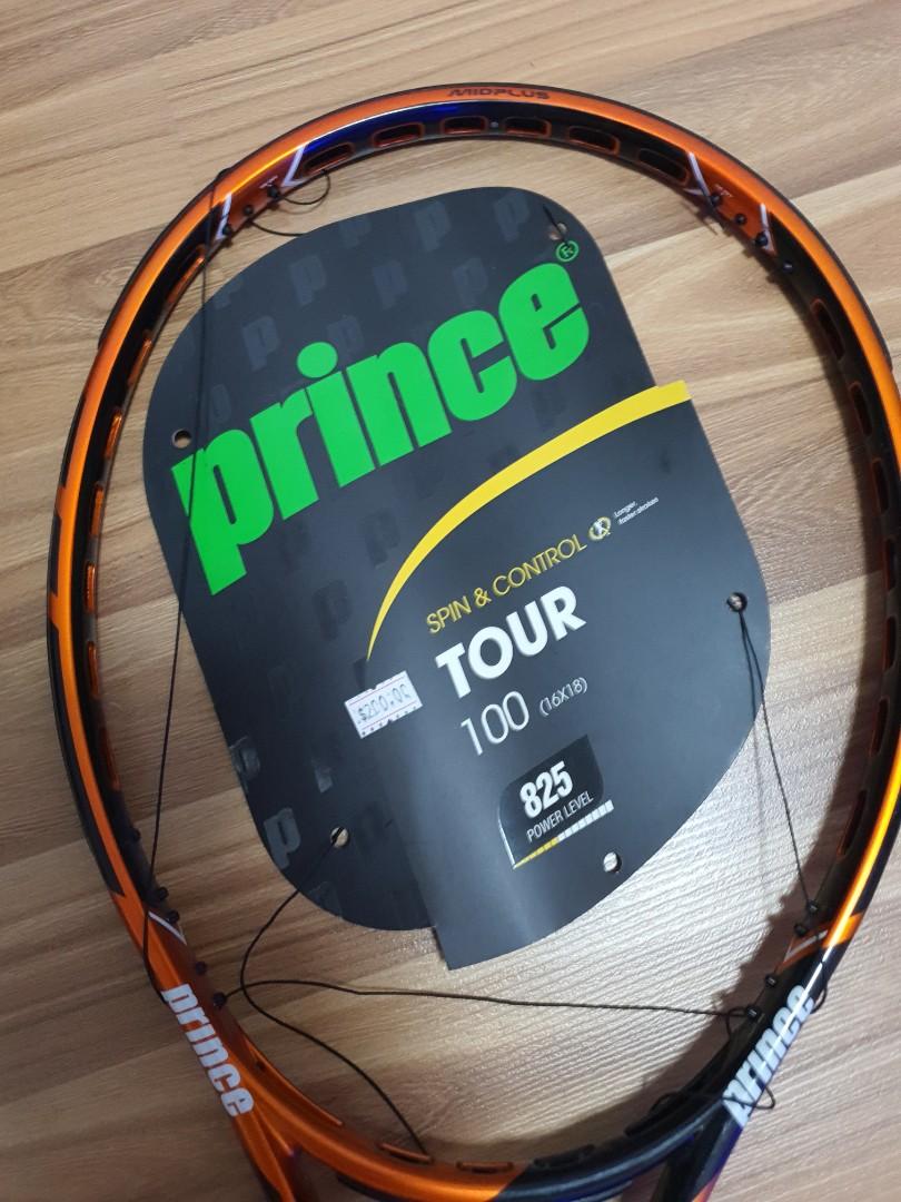 Prince Original Tennis Racket Tour 100, Sports Equipment, Sports ...
