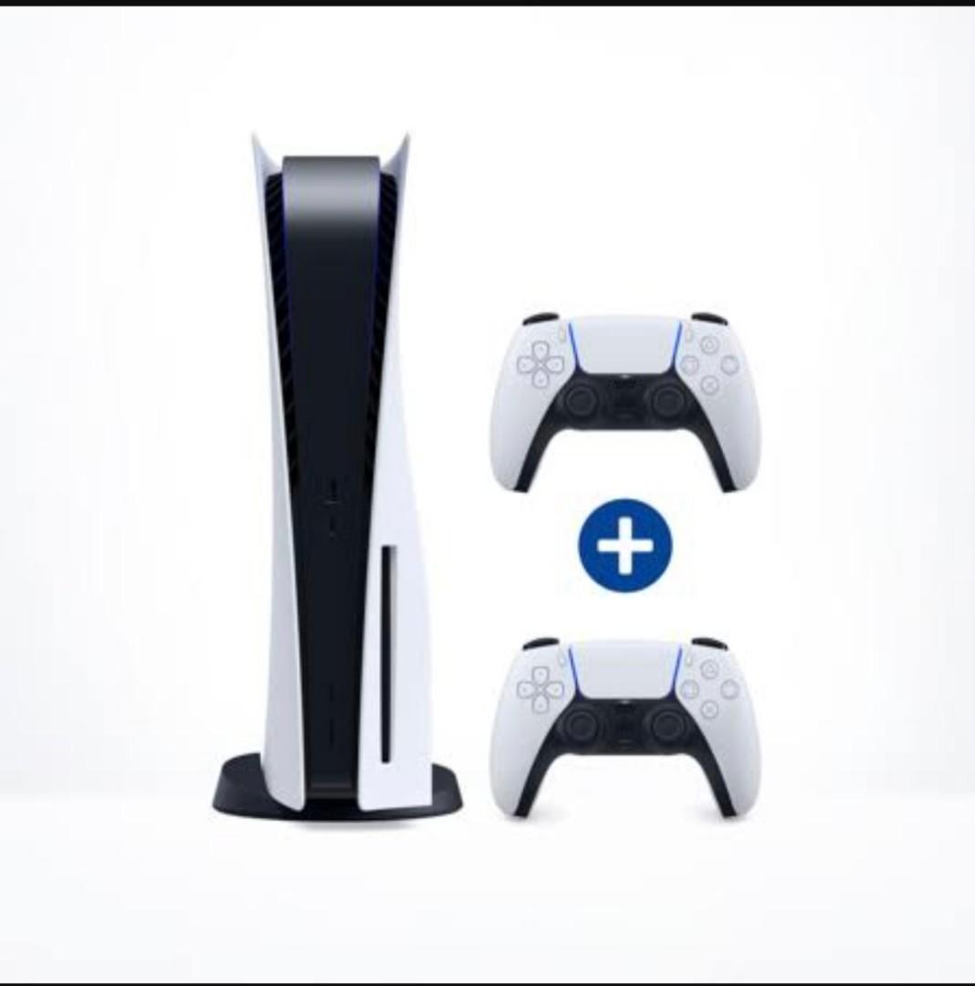 PS5 Disc Console plus extra Dualsense Controller, Video Gaming, Video ...
