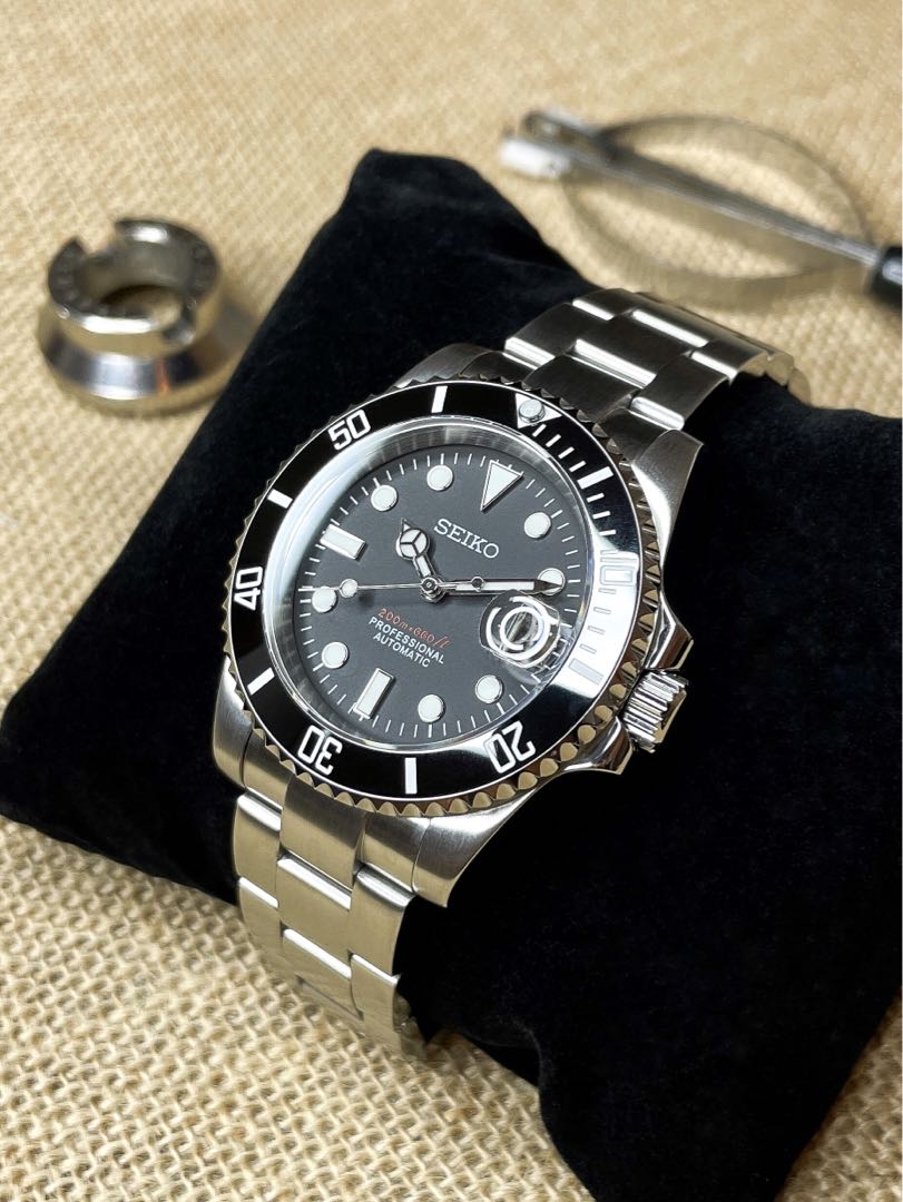 Seiko submariner watch, Luxury, Watches on Carousell
