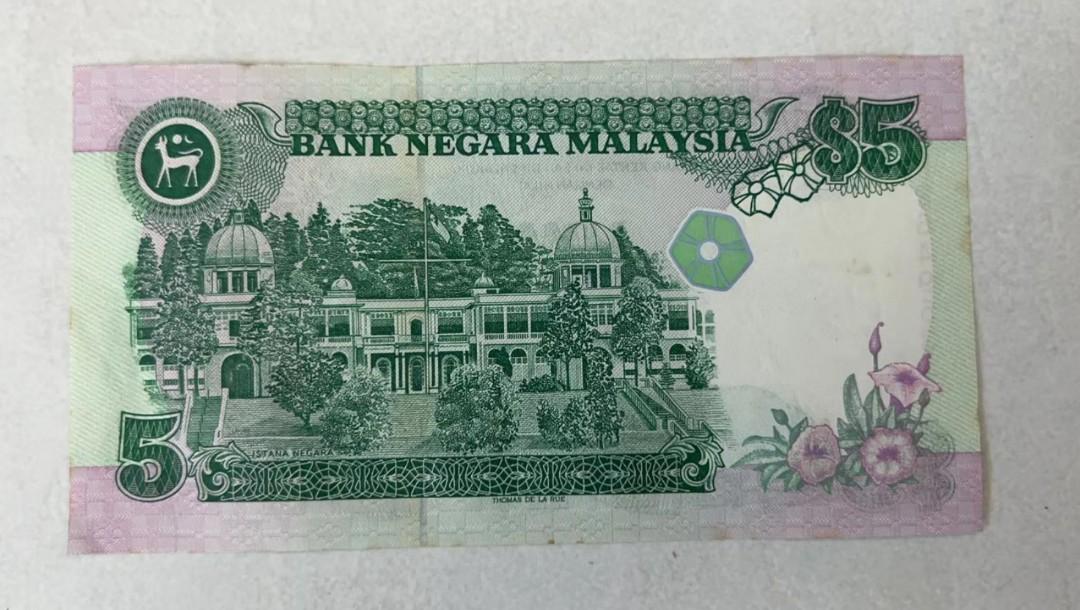 Self collection Old Note Ringgit Malaysia RM5 Duit lama RM5, Hobbies & Toys, Collectibles ...