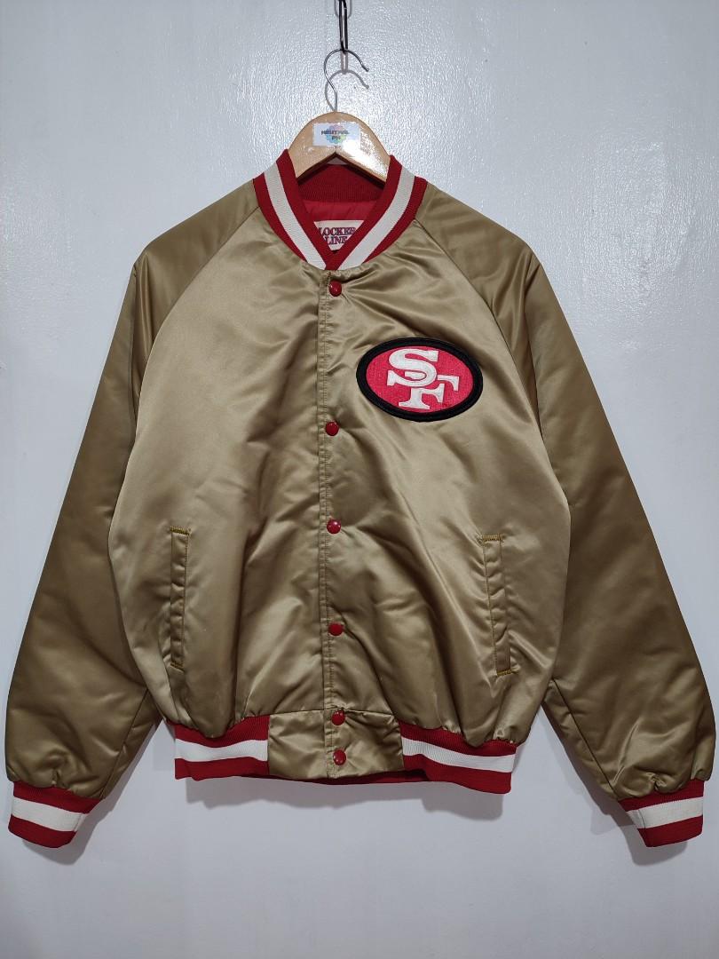 SF Forty Niners Vintage Varsity Satin Jacket By Locker Line (80's/90's ...