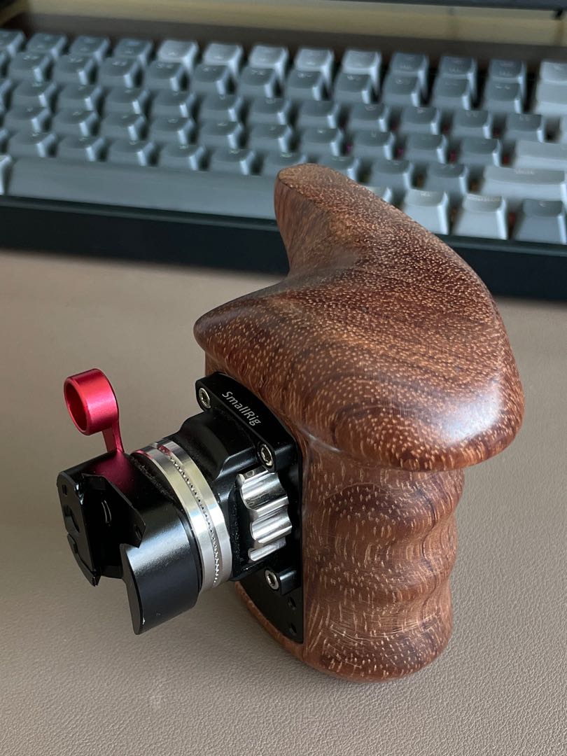 Smallrig Wooden Left-side handle with ARRI Rosette and NATO rail ...