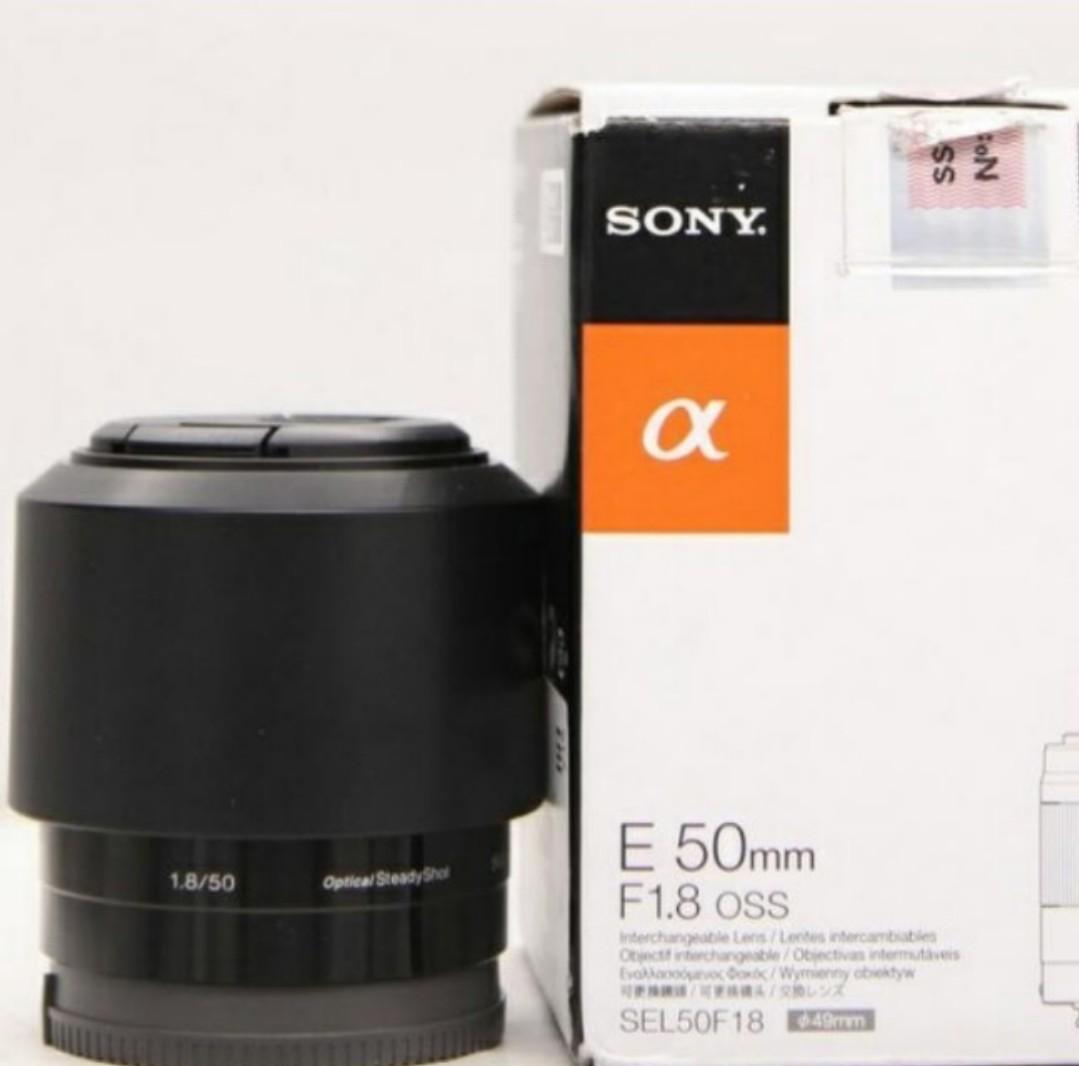 Sony F1.8 50mm SEL50F18, Photography, Lens & Kits on Carousell