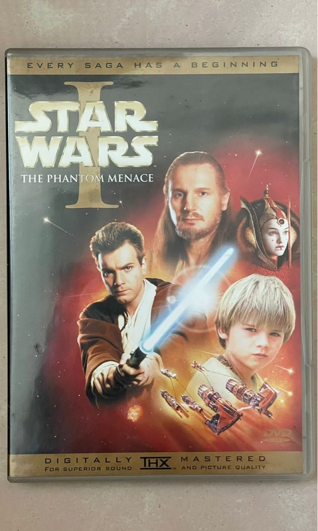 Star Wars DVD 星戰前傳一，二集 雙DVD每集含製作特輯, 興趣及遊戲, 音樂、樂器 & 配件, 音樂與媒體 - CD 及 DVD ...