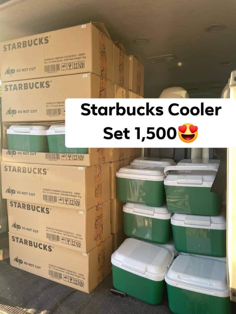STARBUCKS COOLER SET, Food & Drinks, Beverages on Carousell