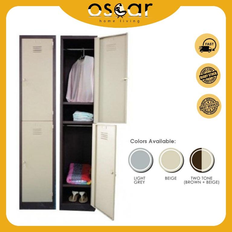 Steel locker with 1, 2, 4, 6 compartments Hostel Locker / Staff Locker ...