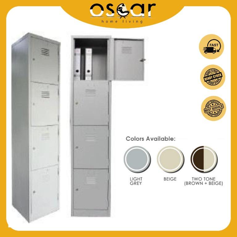 Steel locker with 1, 2, 4, 6 compartments Hostel Locker / Staff Locker ...