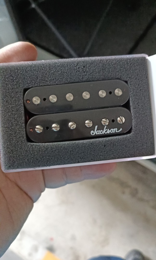STOCK Jackson Bridge pickups from Monarkh JS22, Hobbies & Toys, Music ...