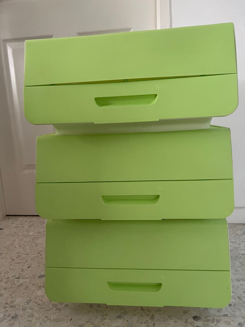 Storage boxes 3x, Furniture & Home Living, Home Improvement ...