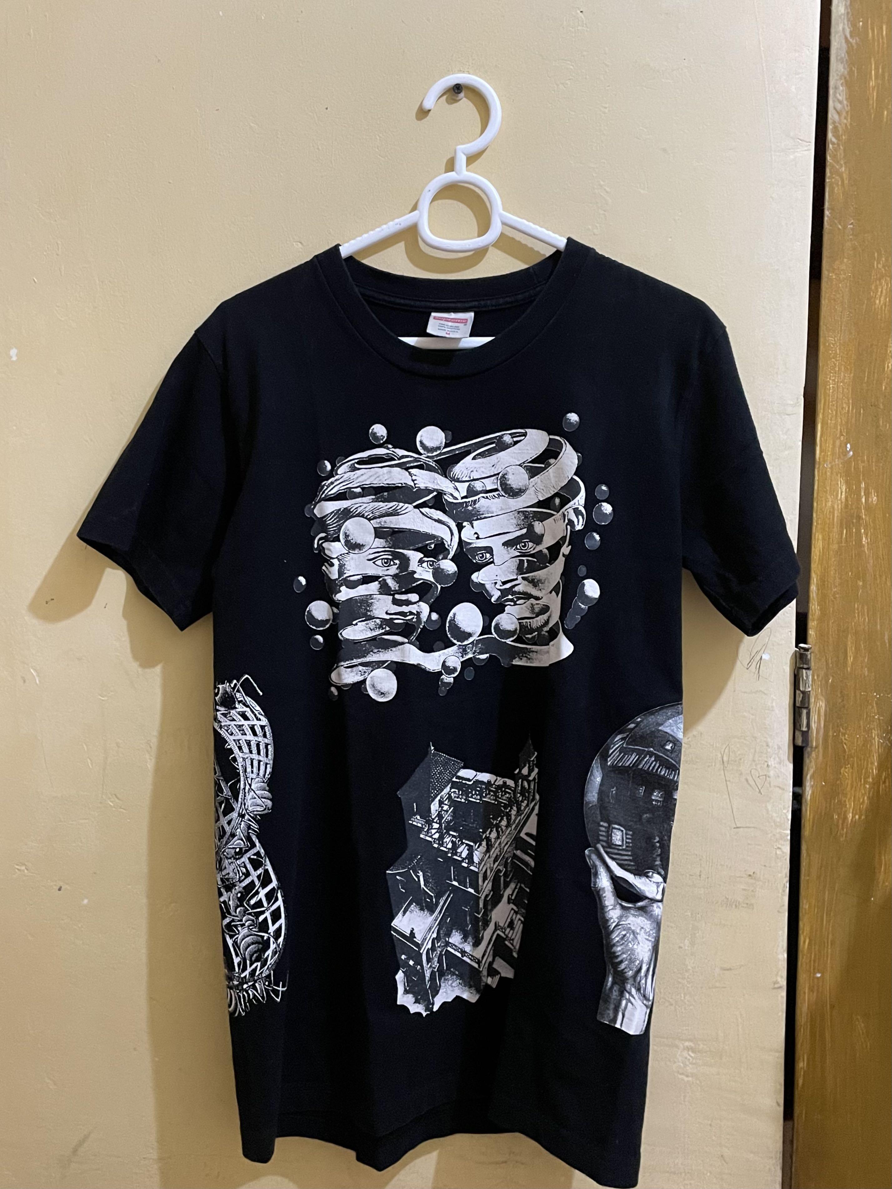 Supreme Mc Escher Collage Tee, Men's Fashion, Tops & Sets, Tshirts ...