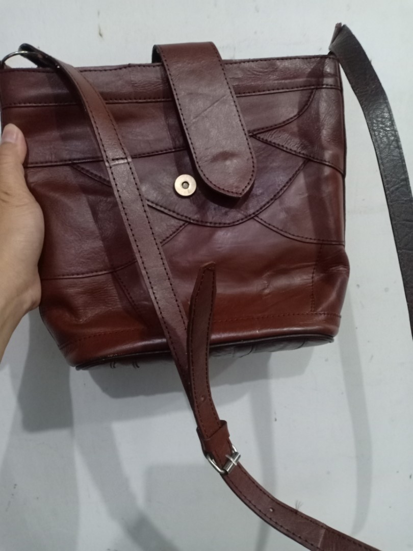 TAS KULIT ASLI, KAKU, Fesyen Wanita, Tas & Dompet di Carousell