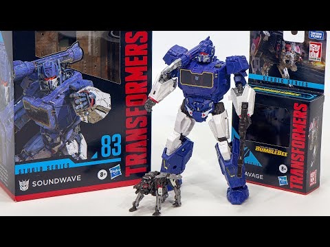 TRANSFORMERS: BUMBLEBEE STUDIO Series 83 Voyager Class Soundwave and ...