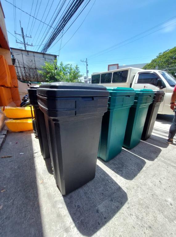 trash bin roller king trash bin 150L, Furniture & Home Living, Cleaning ...