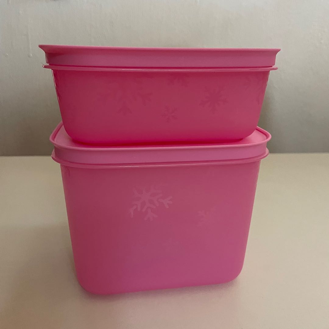 Tupperware pink containers, Furniture & Home Living, Kitchenware ...