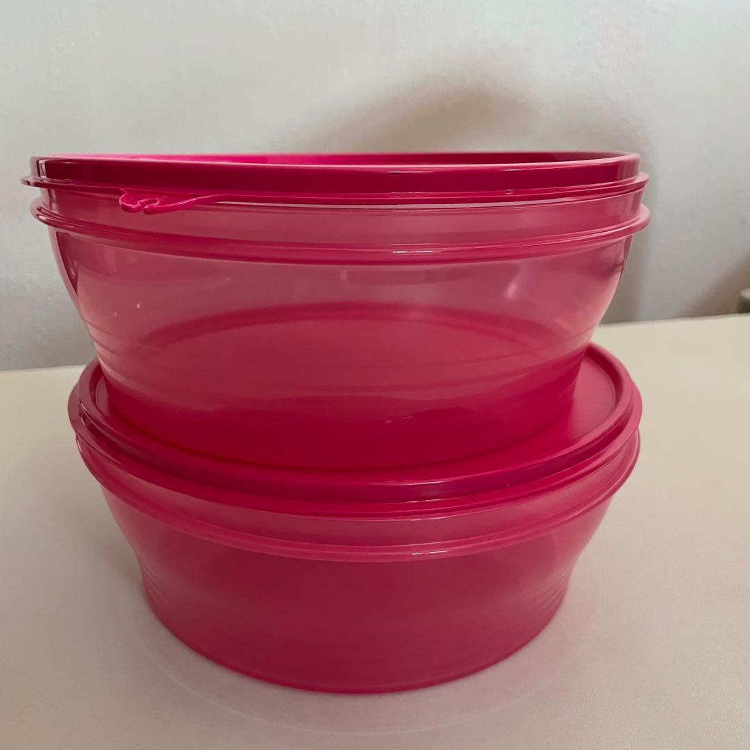 Tupperware pink containers, Furniture & Home Living, Kitchenware ...