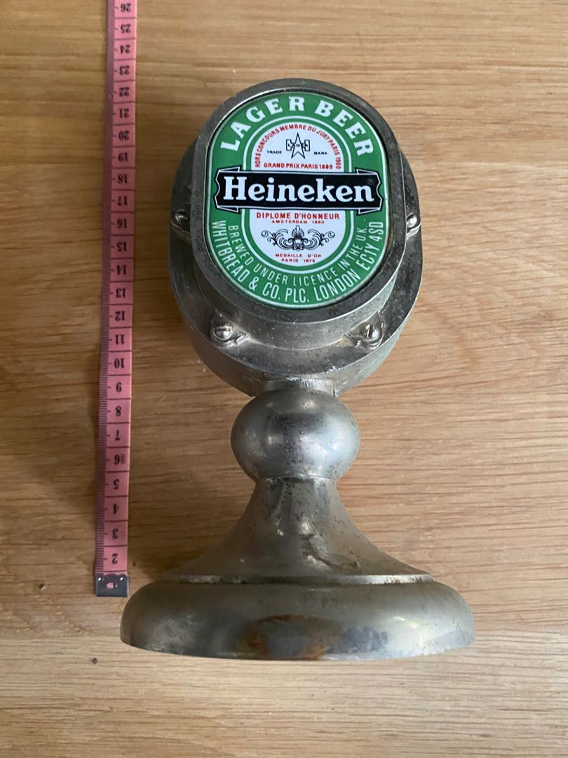 Vintage beer signage metal - Heineken pump, Hobbies & Toys, Memorabilia ...