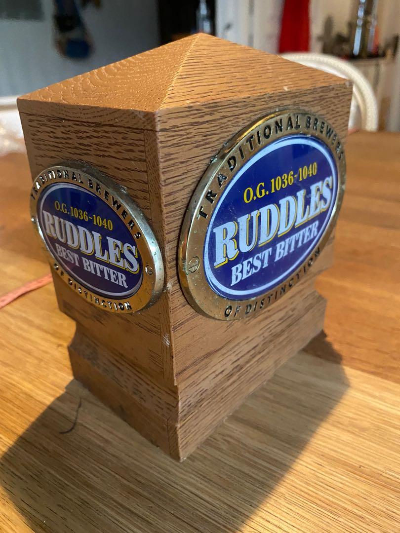 Vintage beer signage wood carved - ruddles best bitter, Hobbies & Toys ...