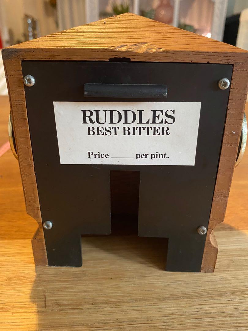 Vintage beer signage wood carved - ruddles best bitter, Hobbies & Toys ...