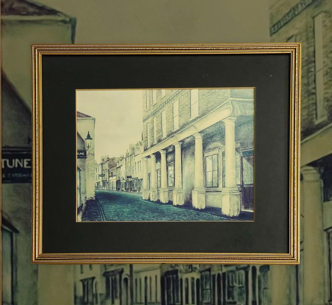 Vintage Painting London 1813 “Glimpse of Old Gainsborough”, Hobbies ...