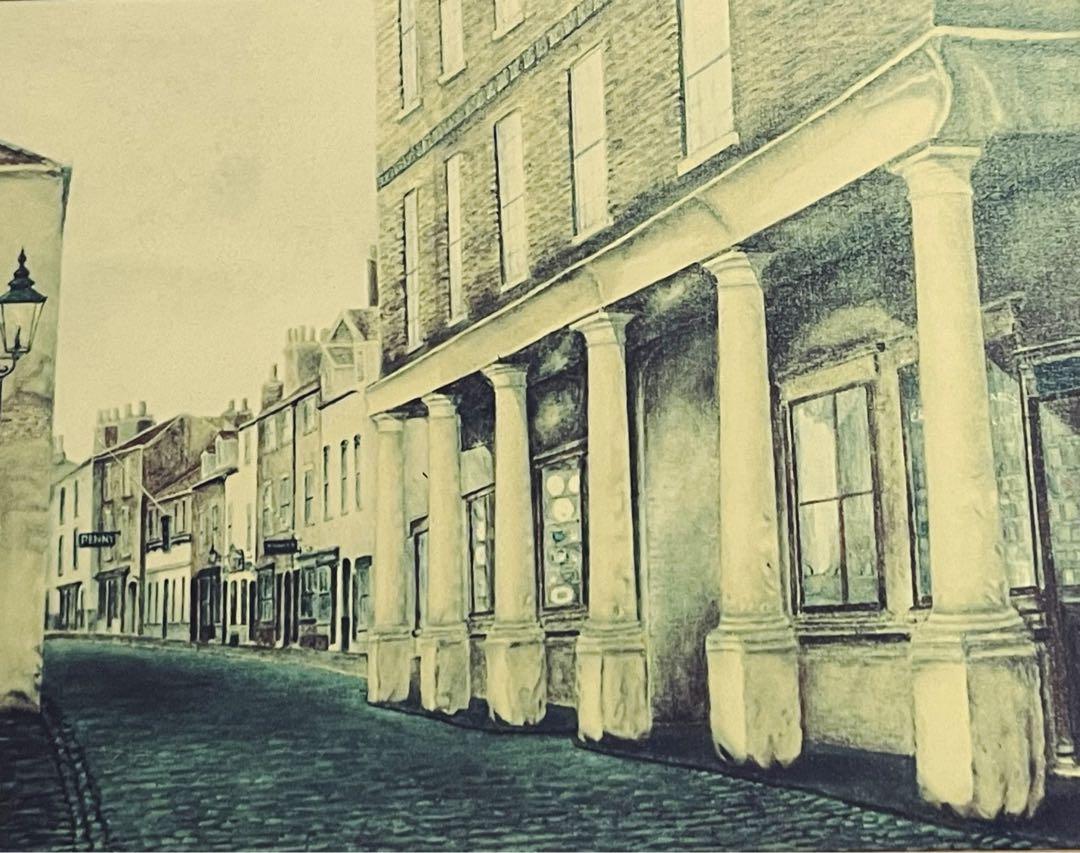 Vintage Painting London 1813 “Glimpse of Old Gainsborough”, Hobbies ...